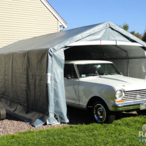 Portable Canvas Garage, Portable RV Garage, 22’W x 24’L x 12’H | MDM