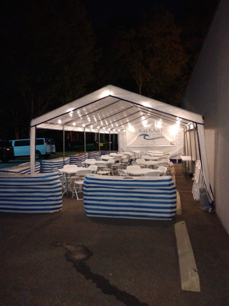 Outdoor Wedding Party Tent, 14 x 14 x 9, House Style | MDM
